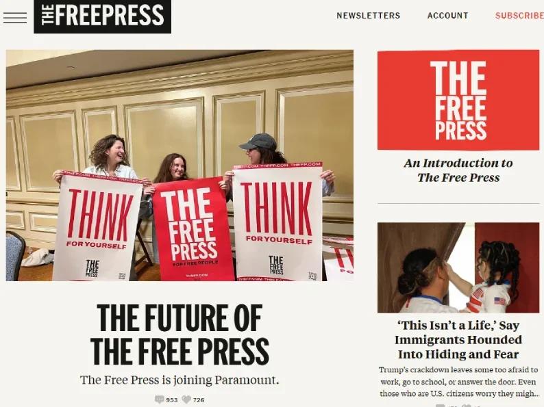 The Free Press goes from zero to $150m valuation in five years on Substack
